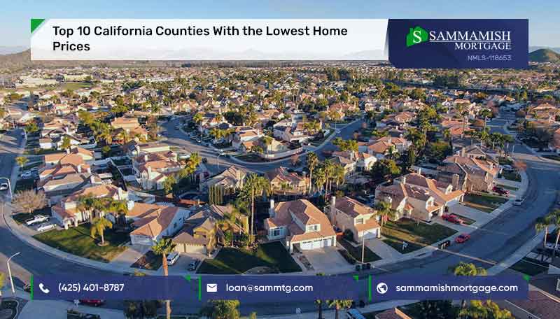 Top 10 California Counties With the Lowest Home Prices in 2026